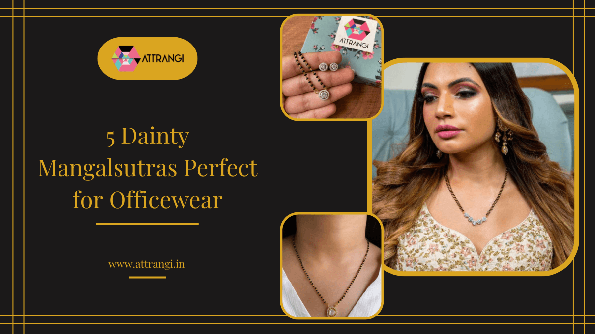 5 Dainty Mangalsutras Perfect for Officewear