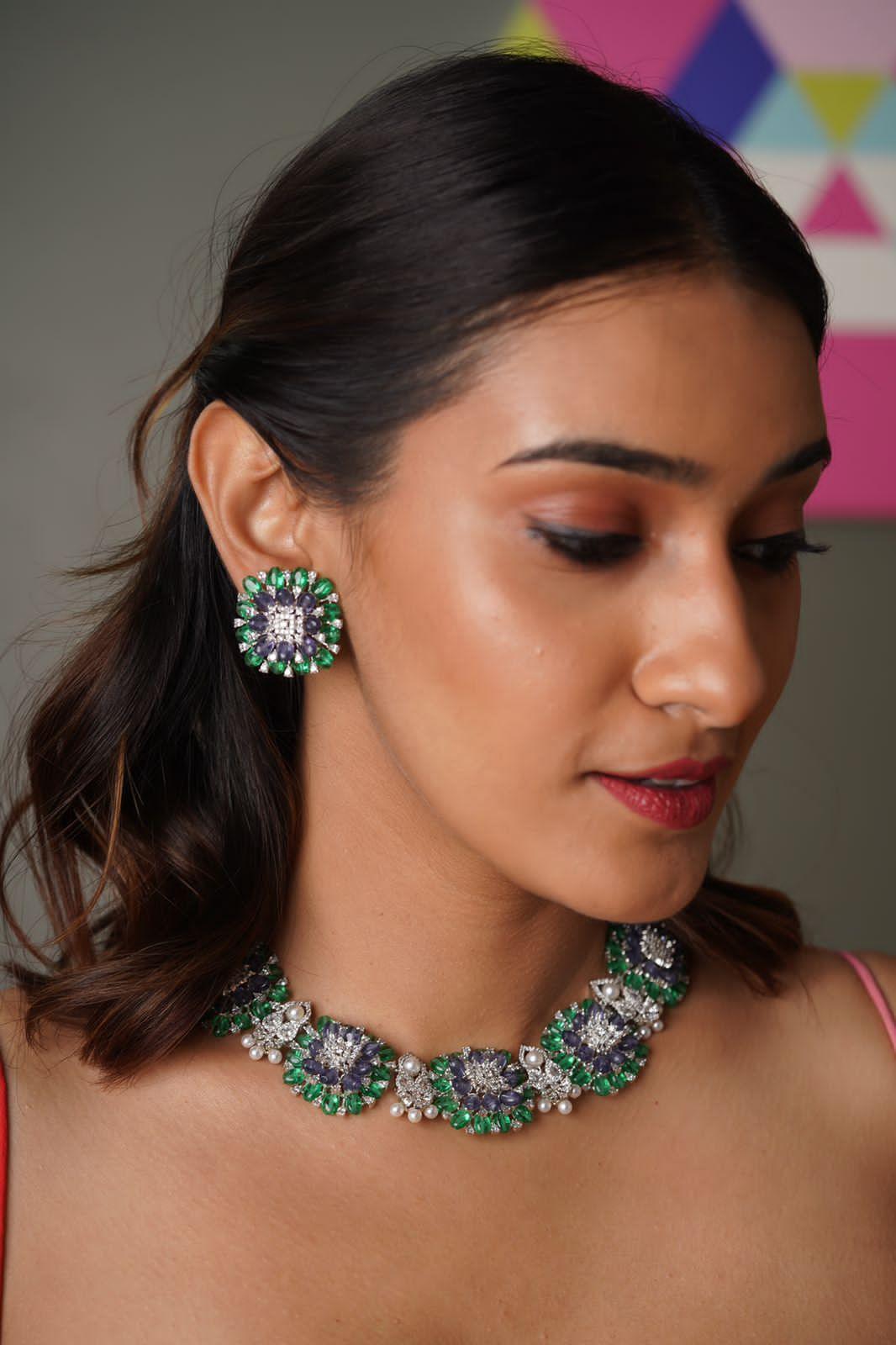 Mermaid Purple & Green Statement Set | LaLa land collection Collection ...